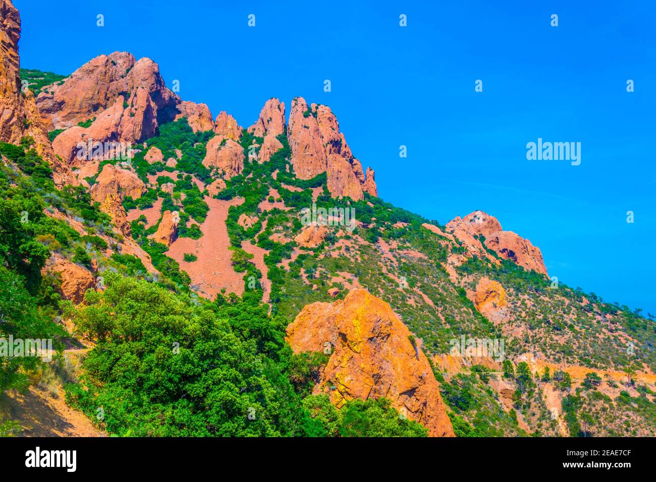 Pic du Cap Roux at Esterel Massif in France Stock Photo - Alamy