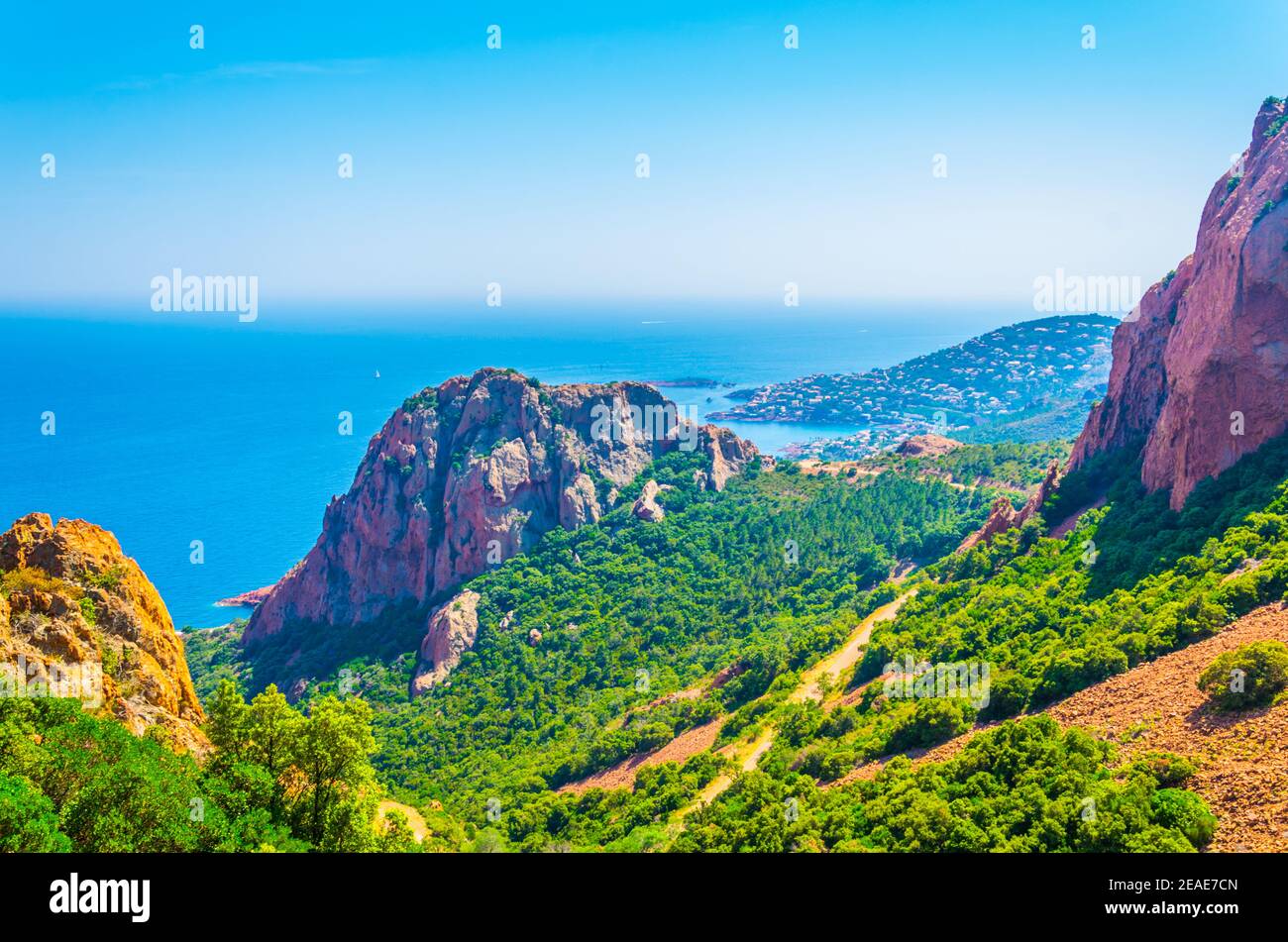 Pic du Cap Roux at Esterel Massif in France Stock Photo - Alamy