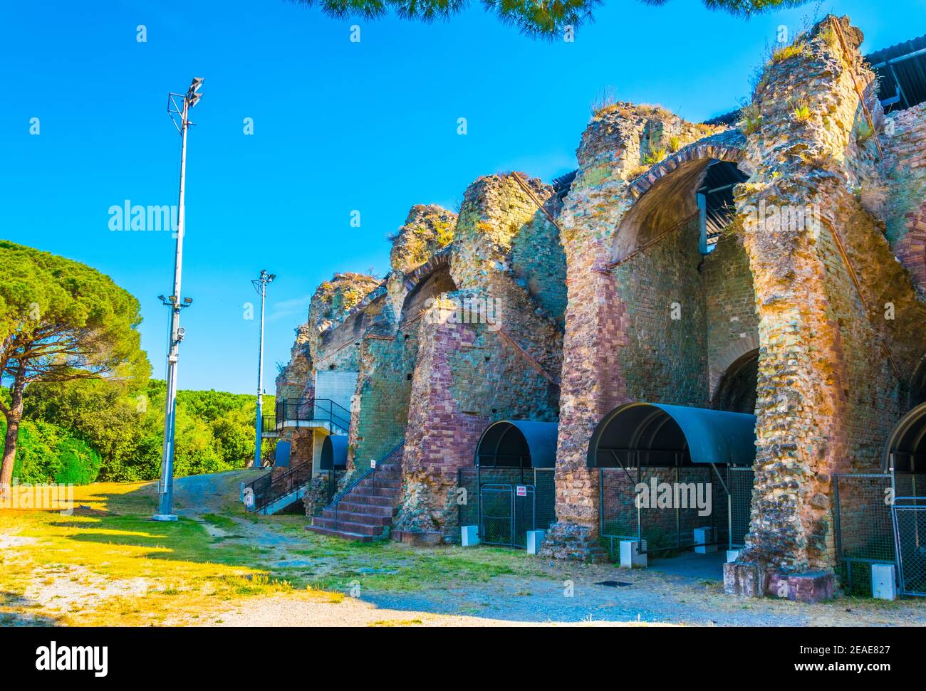 Roman amphitheater in Frejus, France Stock Photo - Alamy