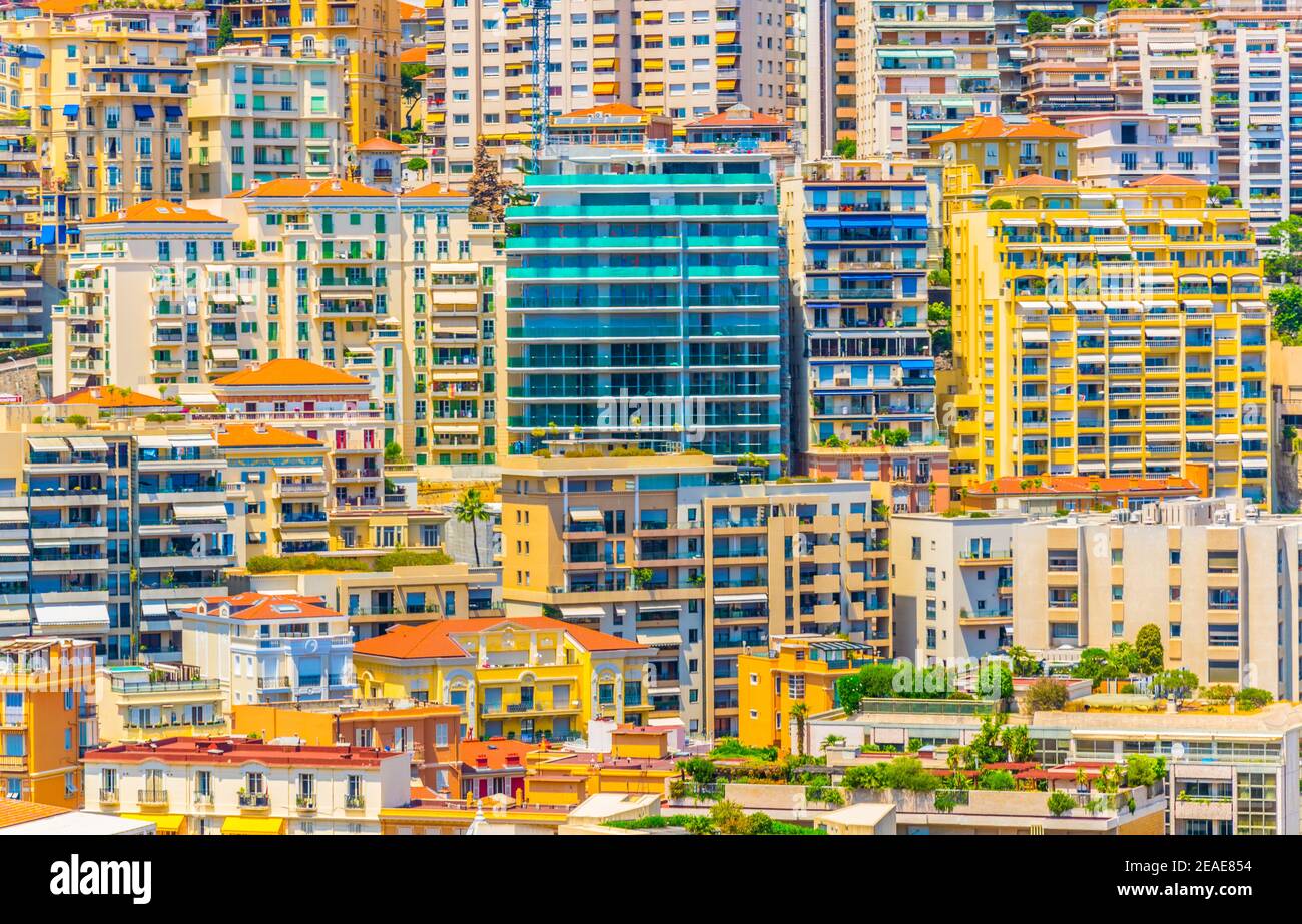 Aerial view of Monaco Stock Photo - Alamy