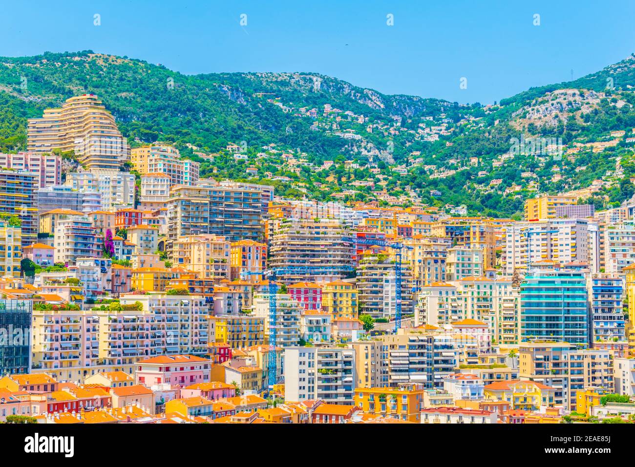 Aerial view of Monaco Stock Photo - Alamy