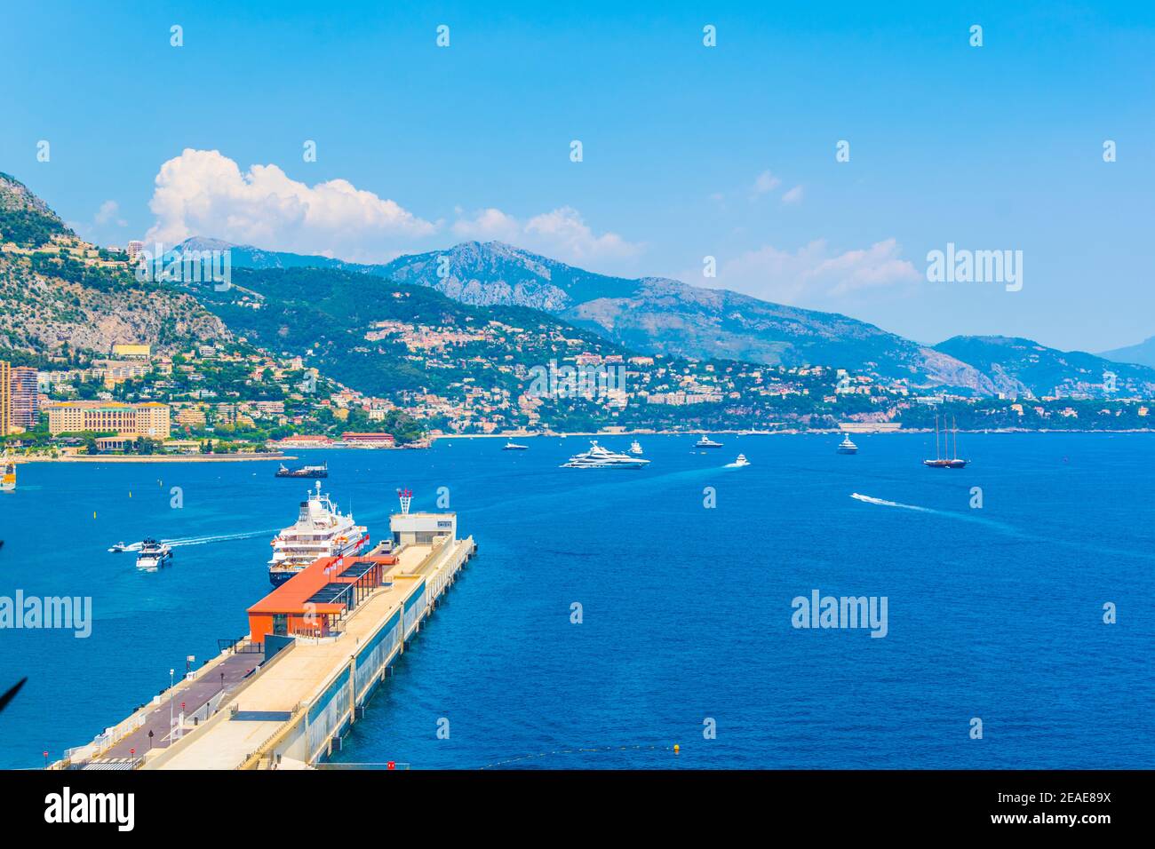 Port Hercule in Monaco Stock Photo - Alamy