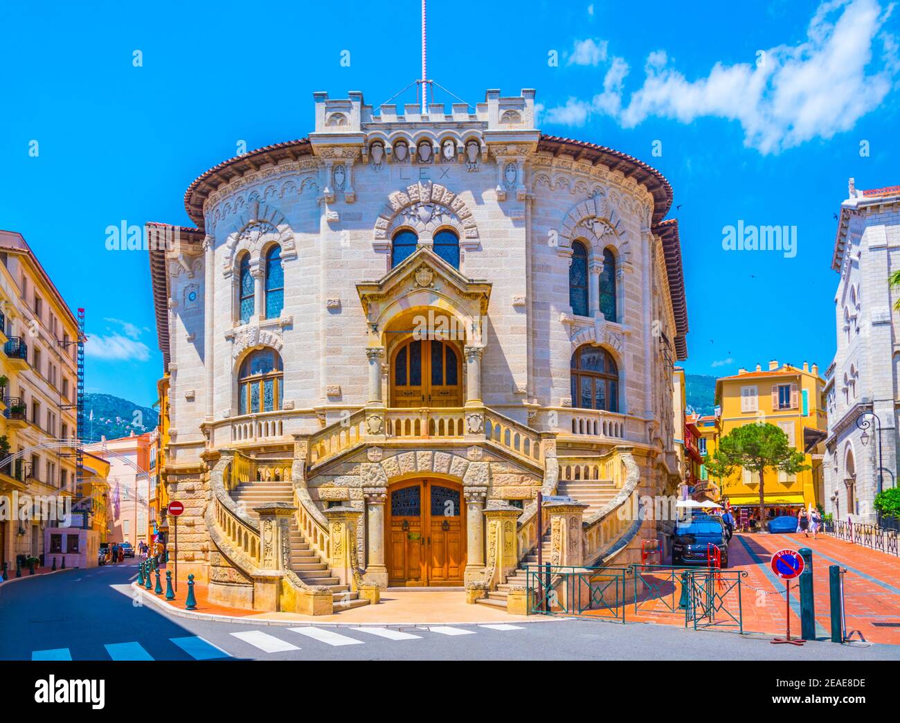 Palace of Justice in Monaco Stock Photo - Alamy