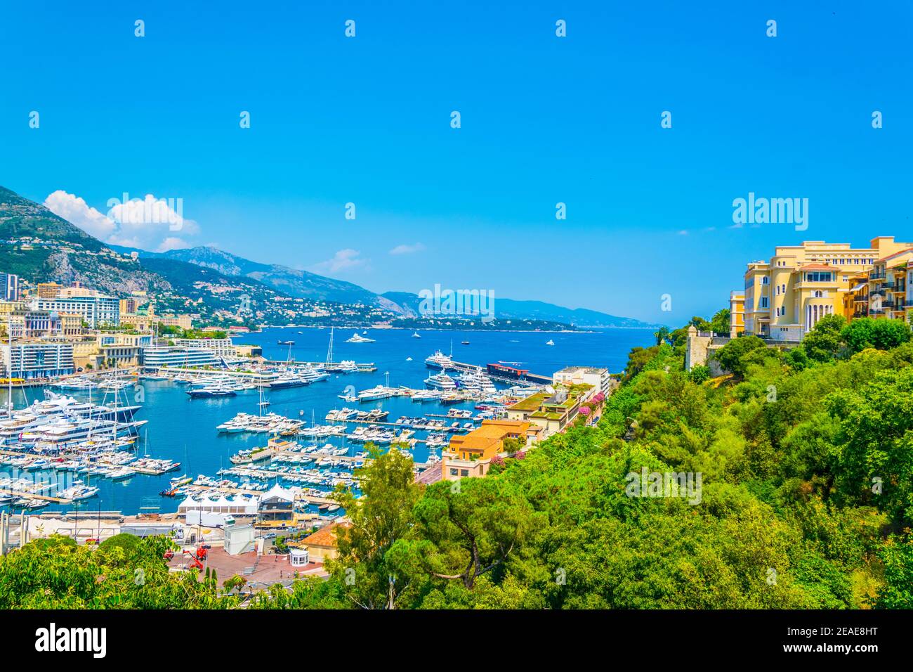 Port Hercule in Monaco Stock Photo - Alamy