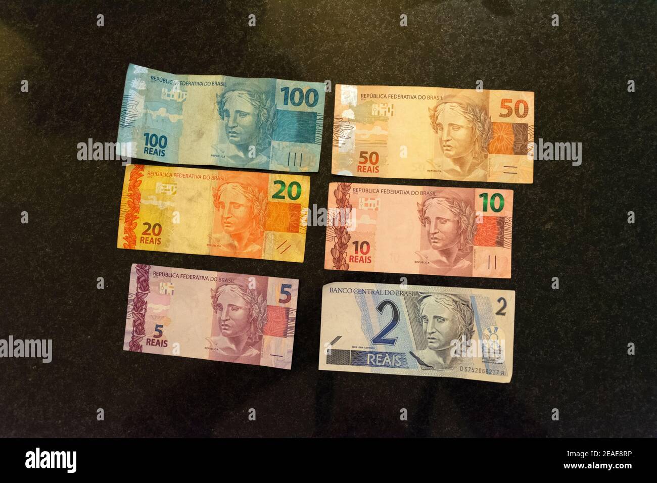Brazilian currency Stock Photo - Alamy