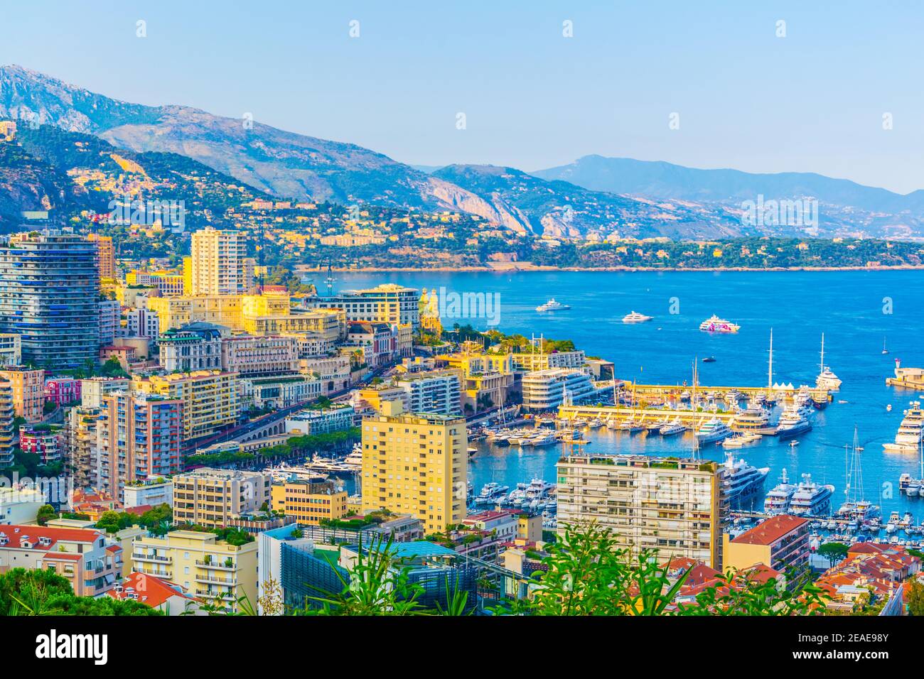 Port Hercule in Monaco Stock Photo - Alamy