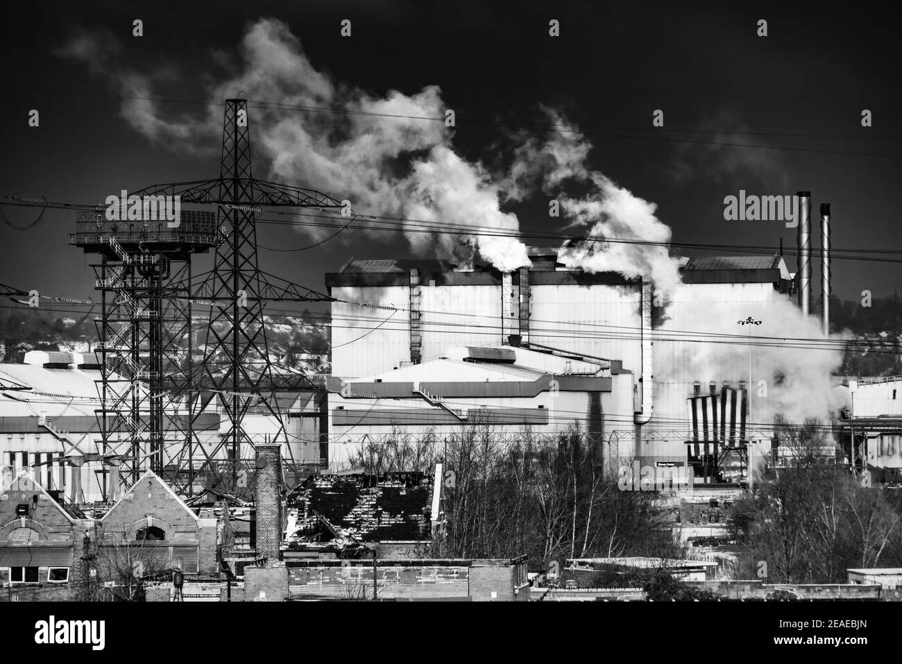 Aldwarke Steel Plant Continuous Boom Caster, Rotherham, SouthYorkshire ...