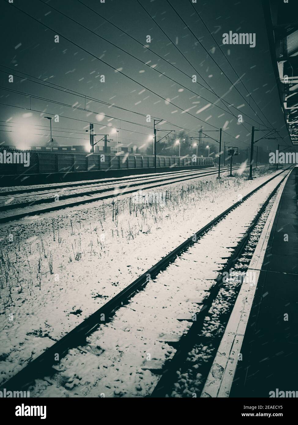 Darcy storm rail Stock Photo - Alamy