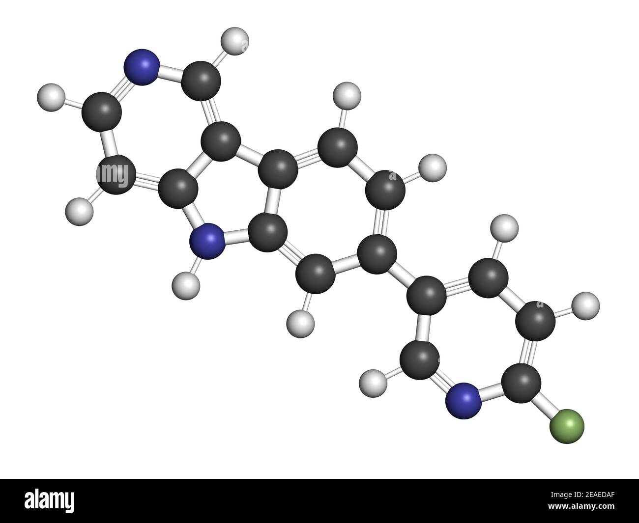 Flortaucipir (18F) diagnostic molecule. Radioactive diagnostic agent ...