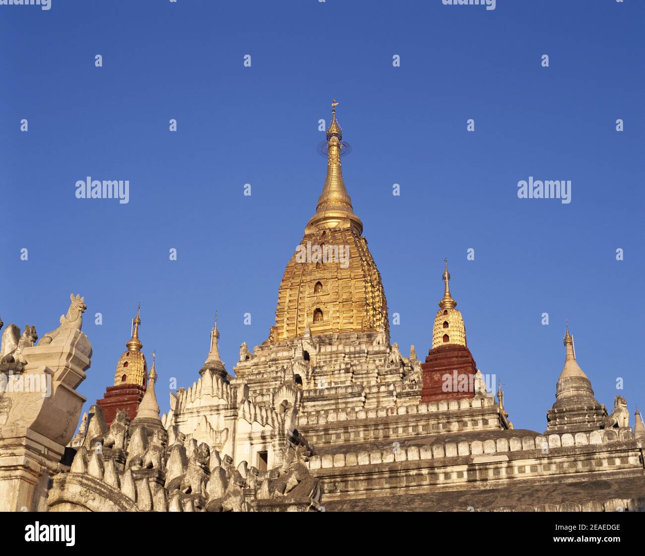 Asia,Myanmar, Bagan,the Ananda Temple stupa Stock Photo - Alamy