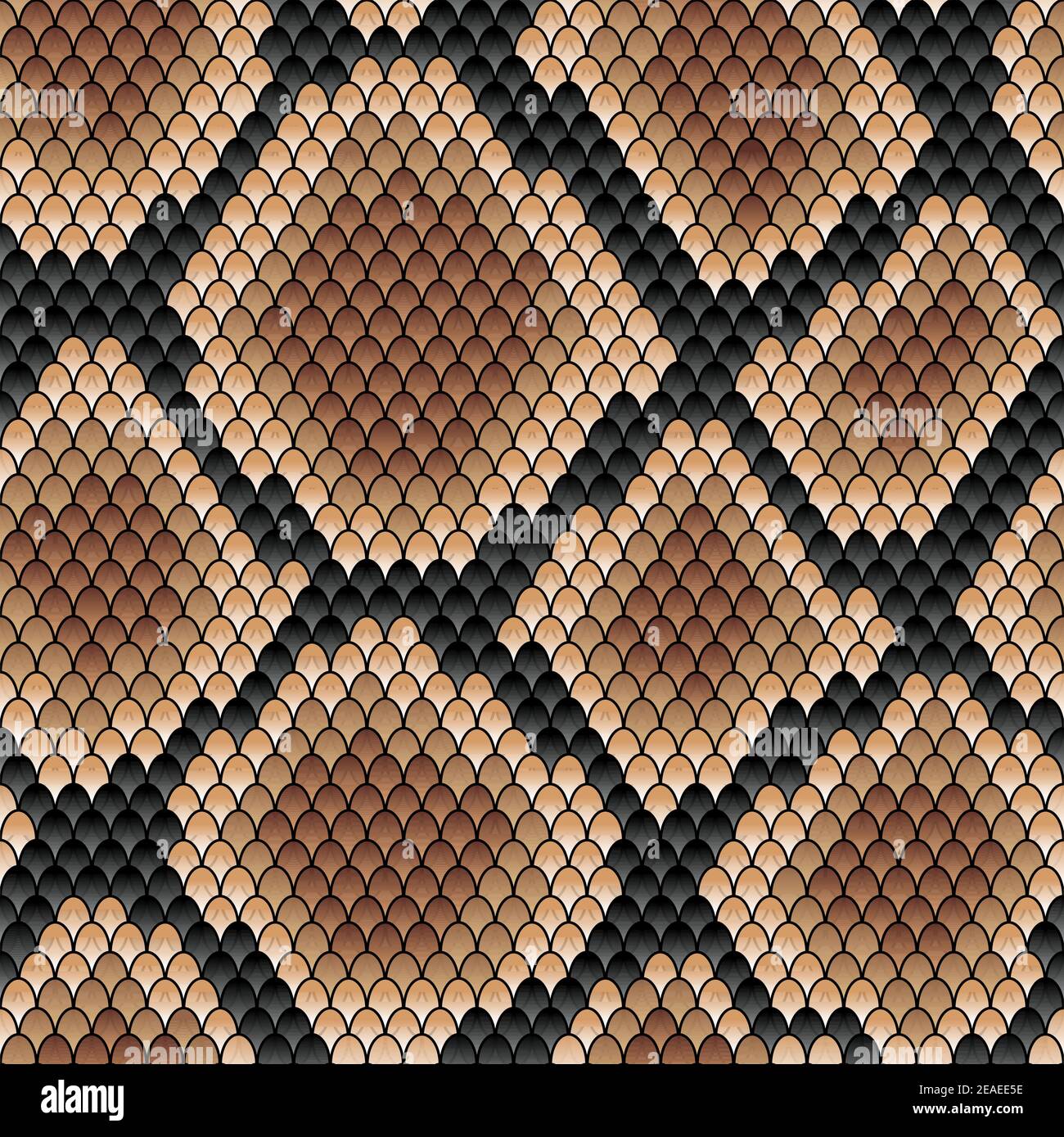 Brown snake seamless patternfor background or fashion design Stock ...
