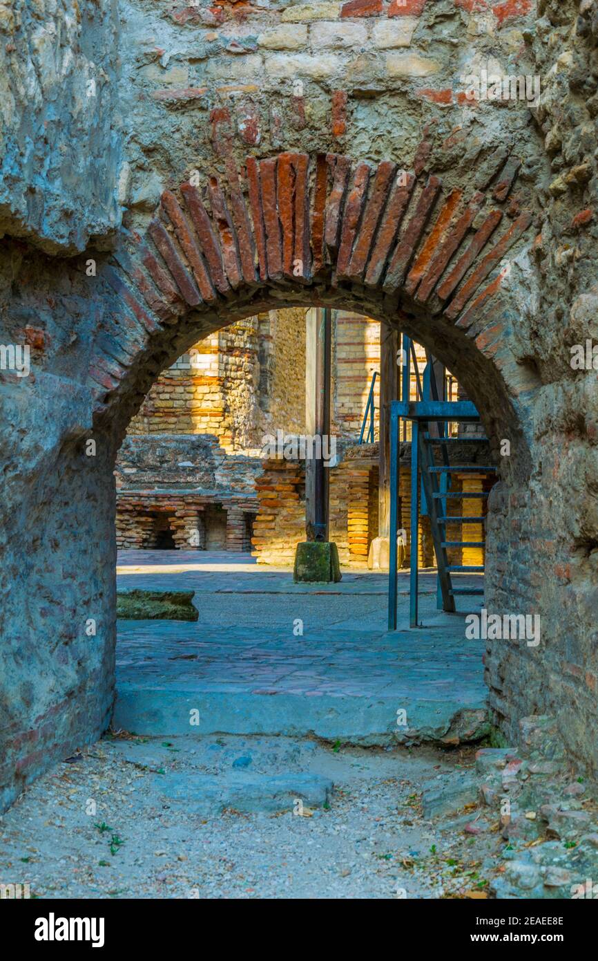 Thermes de Constantine - a roman bath in Arles, France Stock Photo - Alamy