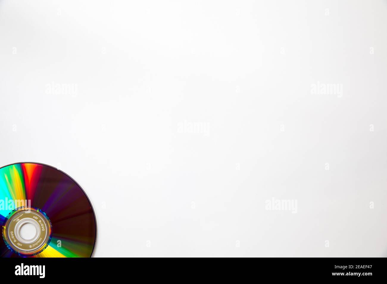 Stacked dvds isolated on white background Stock Photo - Alamy