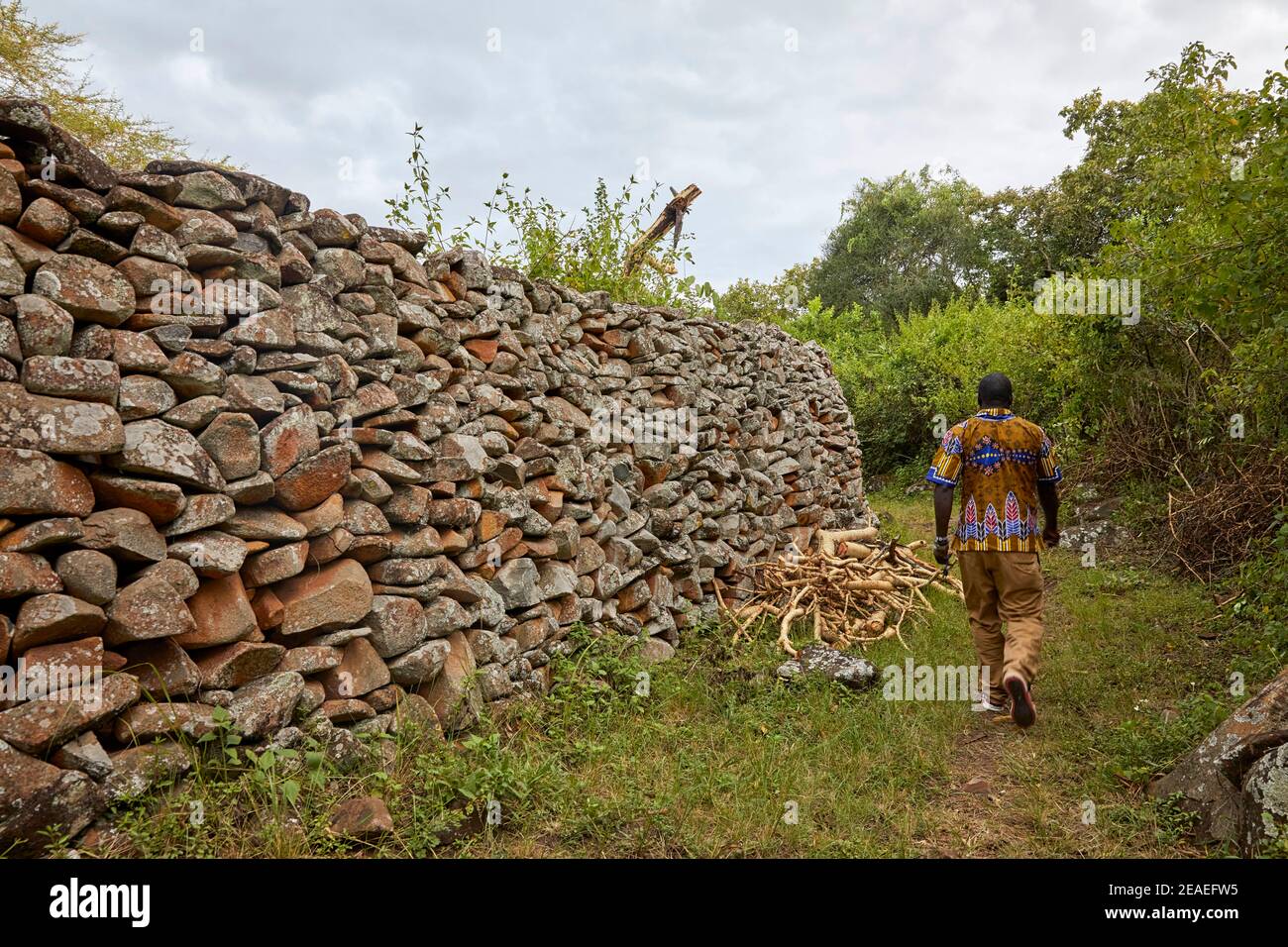 Koketch Complex at Thimlich Ohinga complex (UNESCO) in Kenya, Africa ...