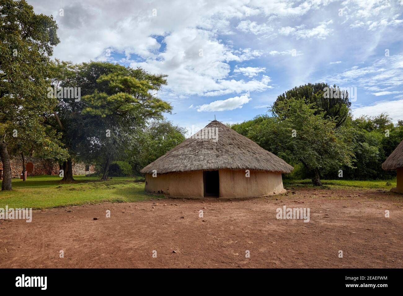 Luo boma at Thimlich Ohinga complex (UNESCO) in Kenya, Africa Stock ...