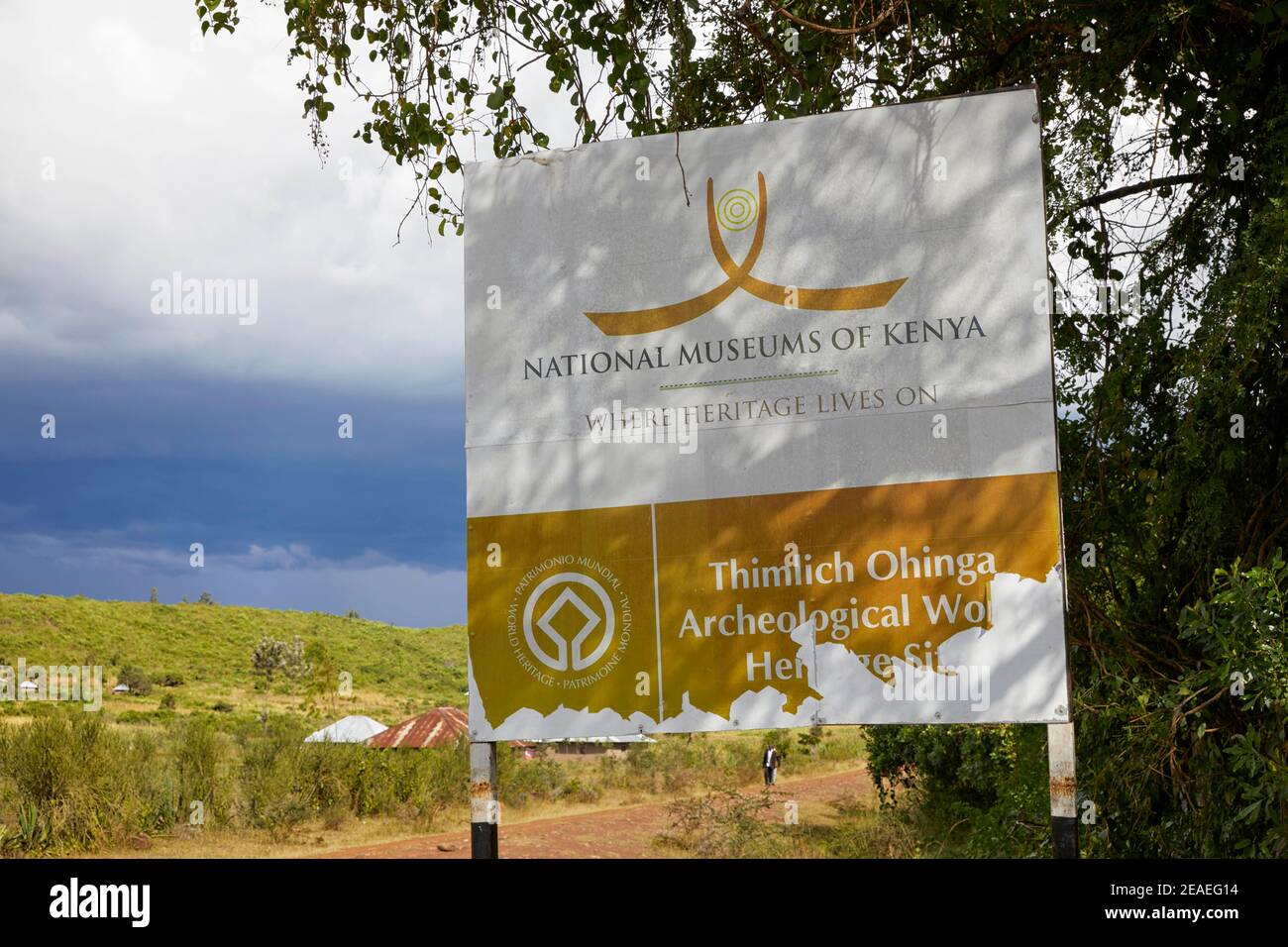 Thimlich Ohinga complex (UNESCO) in Kenya, Africa Stock Photo - Alamy