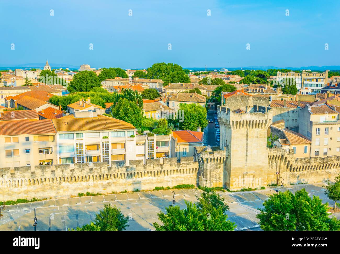 Aerial view of Avignon, France Stock Photo - Alamy