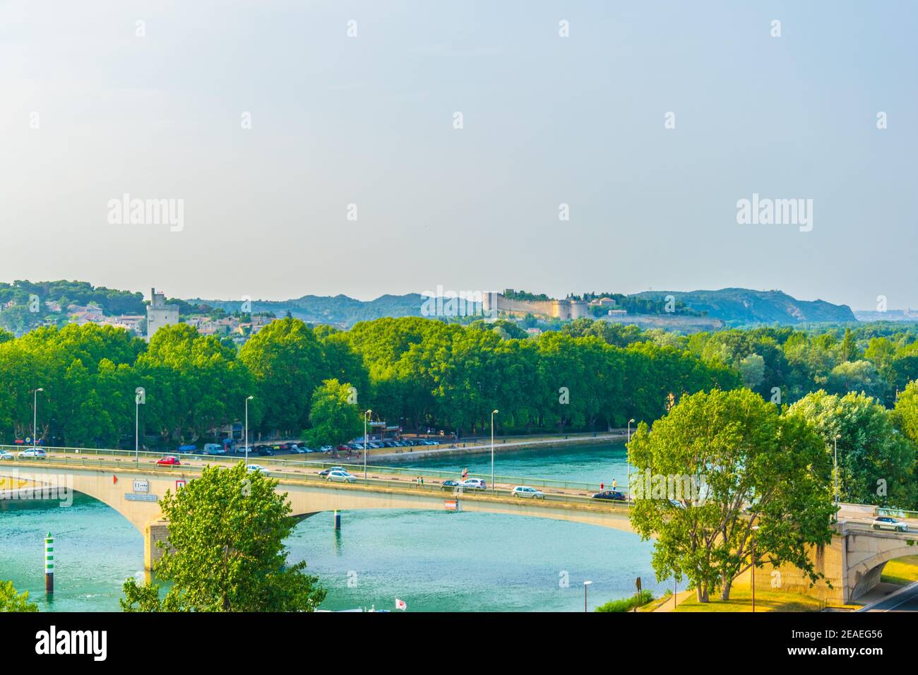 Aerial view of Avignon, France Stock Photo - Alamy