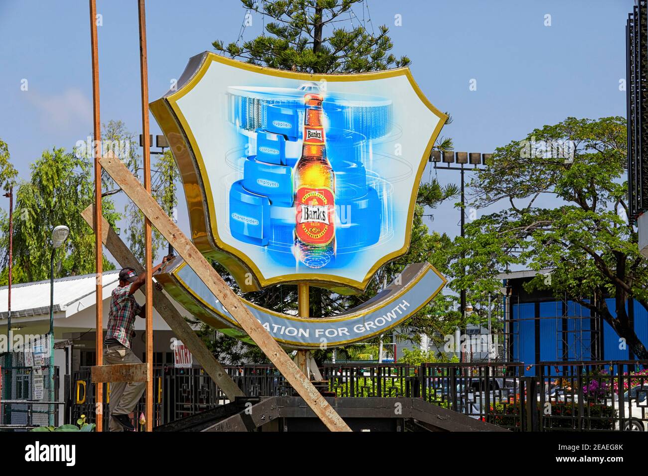 Billboard beer ad hi-res stock photography and images - Alamy