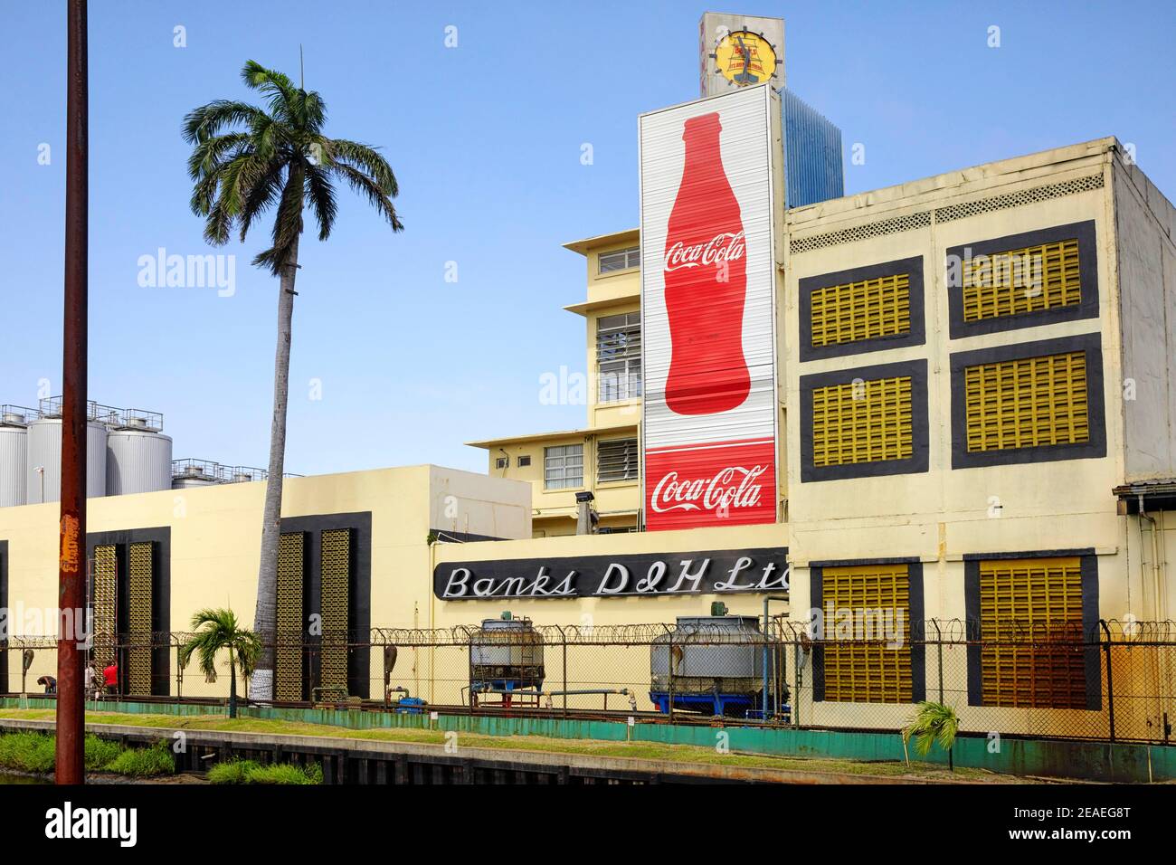 Coca-Cola Factory in Georgetown, Guyana Stock Photo - Alamy