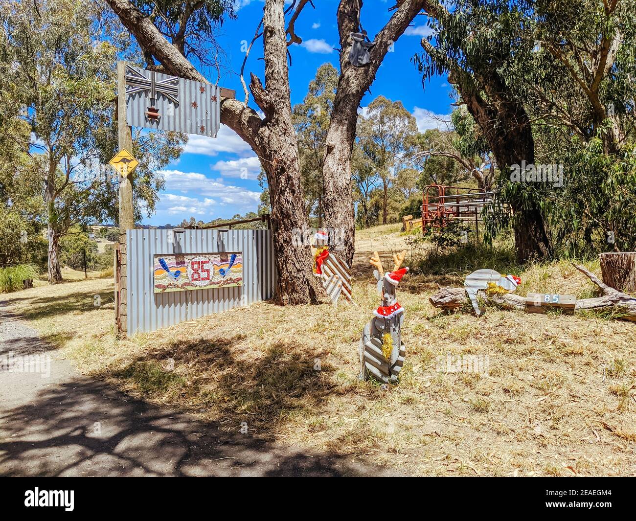Victorian Rural Country at Christmas in Australia Stock Photo - Alamy