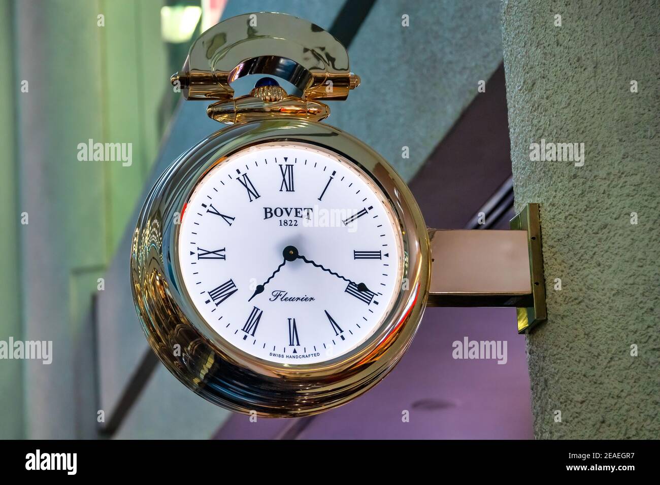 Bovet Swiss Clock in Miami Airport, Florida, USA Stock Photo - Alamy