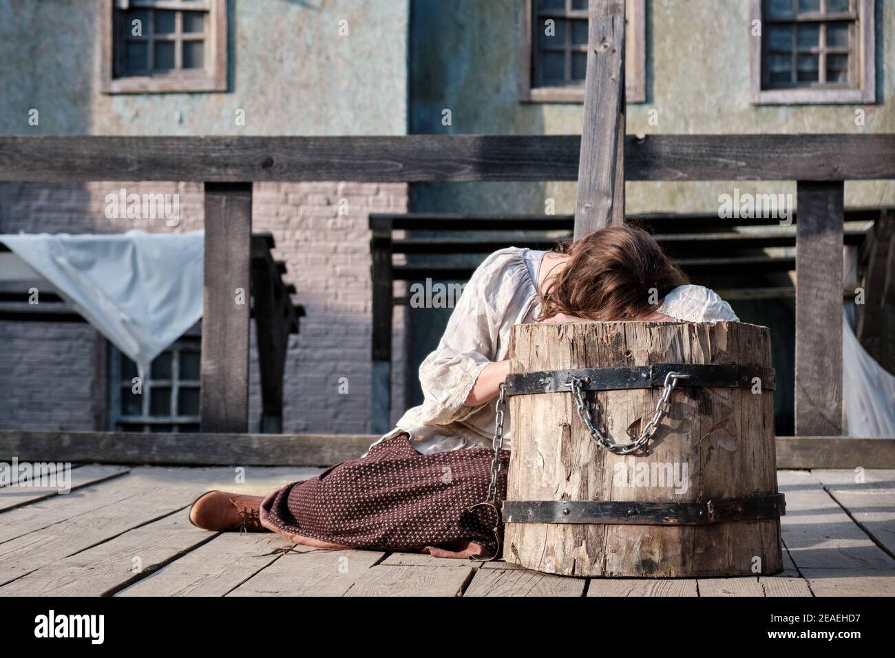 Woman, noose, gallows hi-res stock photography and images - Alamy