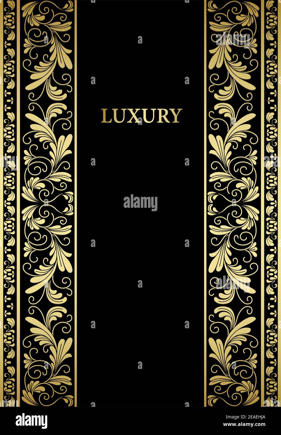 Gilded vignette Stock Vector Images - Alamy