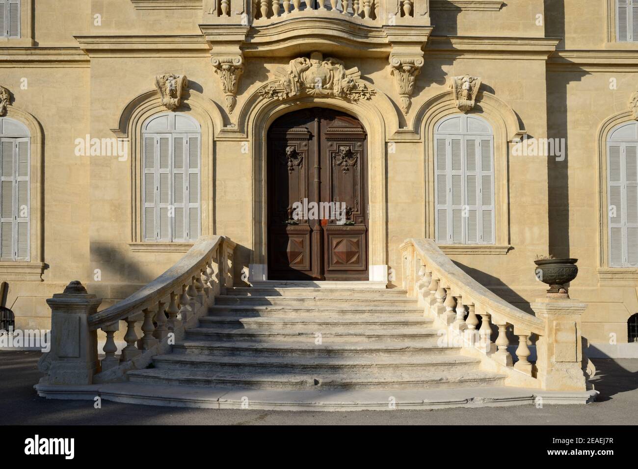 Neo-Classical Staircase & Door at Villa Valmer (1865) a Historic ...