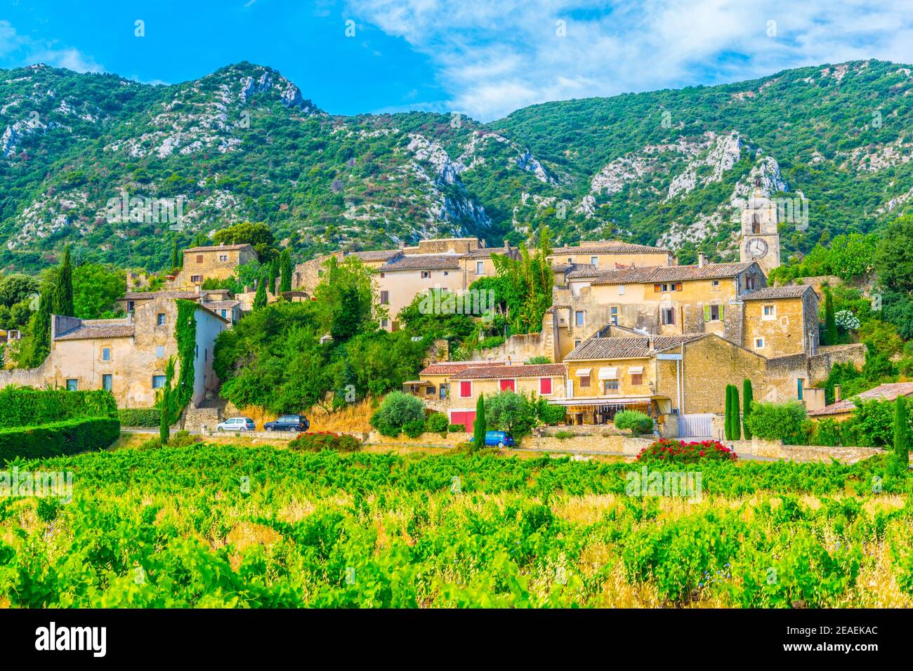 Maubec village in France Stock Photo - Alamy