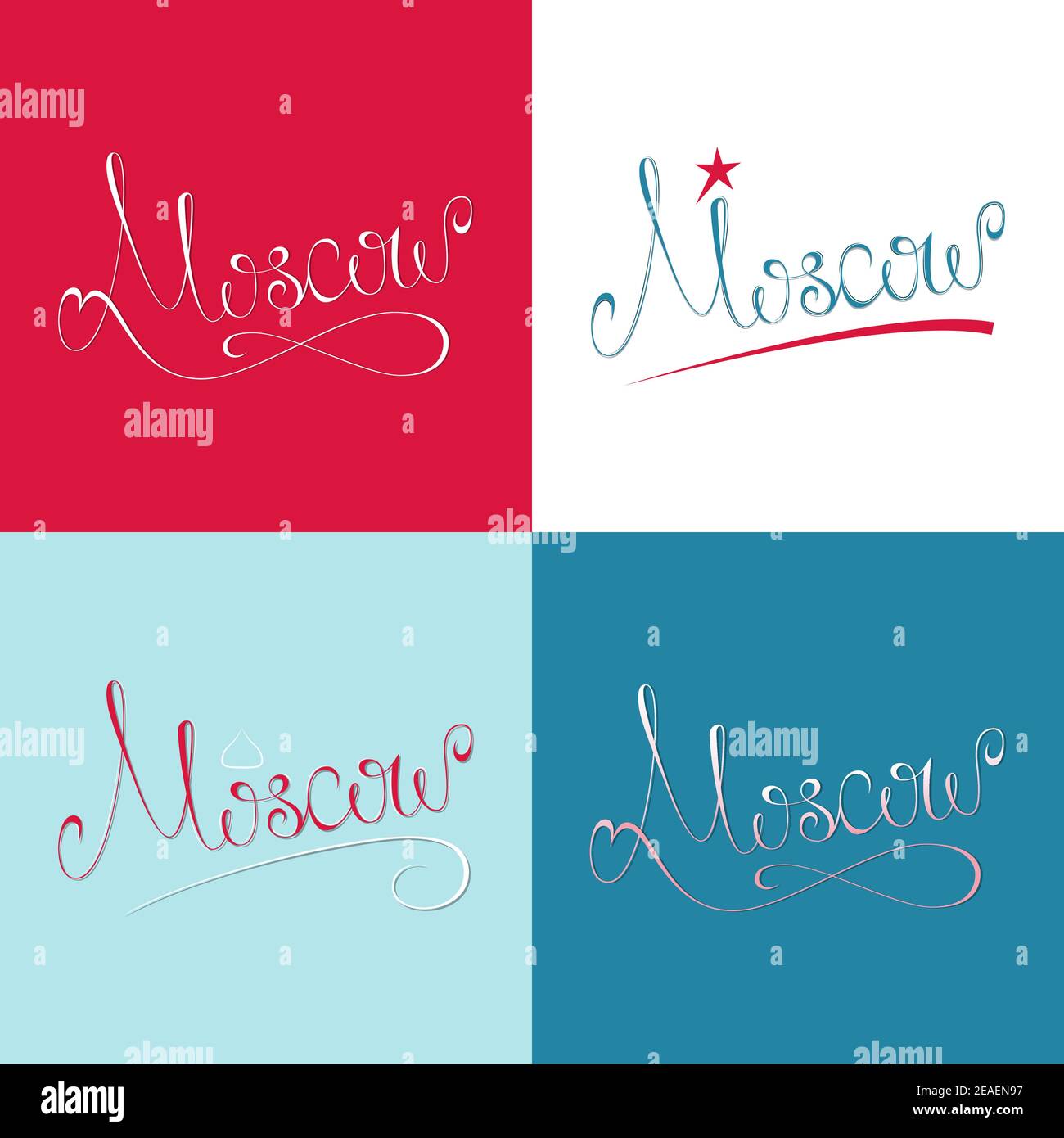 Hand written city name Stock Vector Images - Alamy