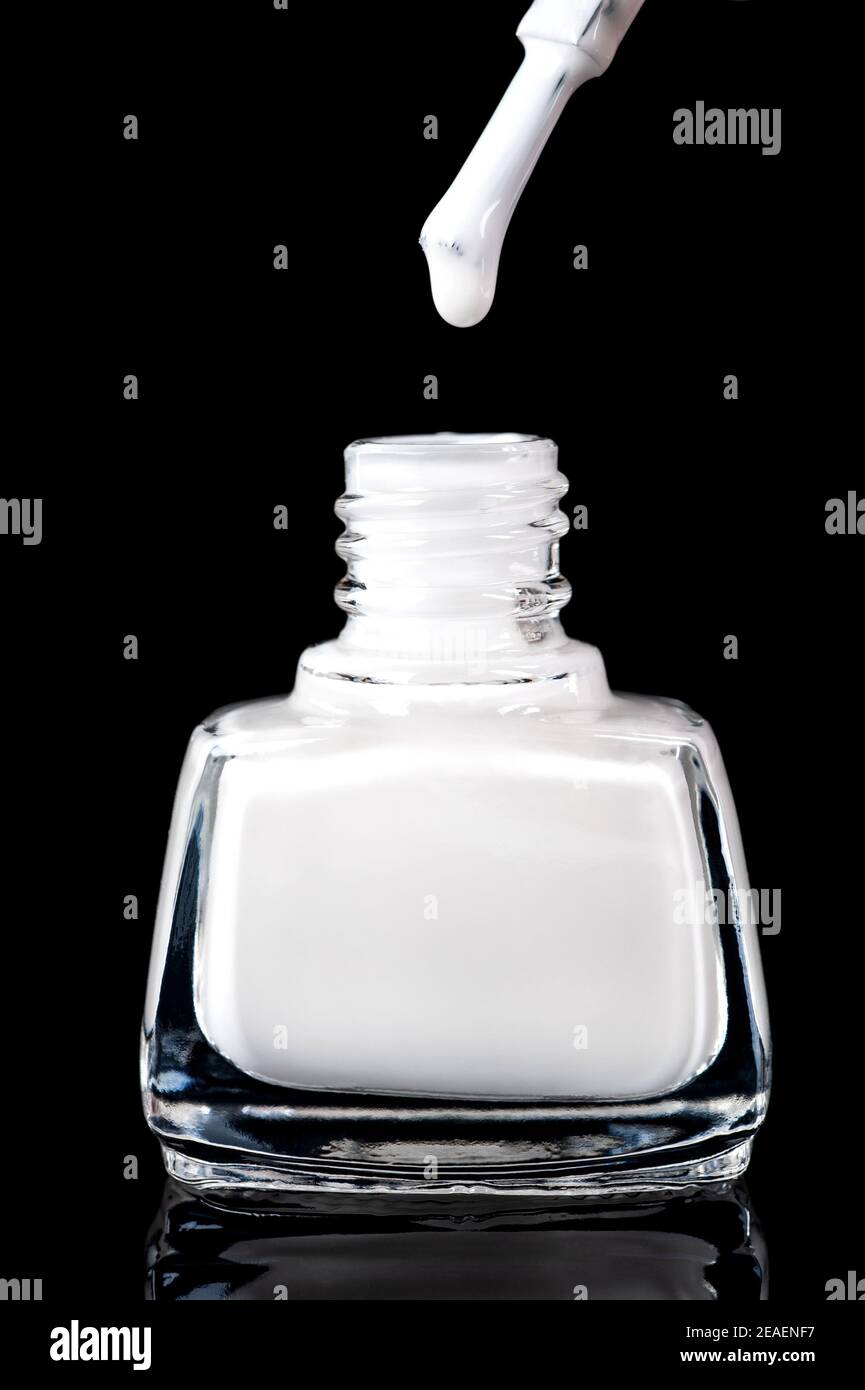 White nail polish hi-res stock photography and images - Alamy