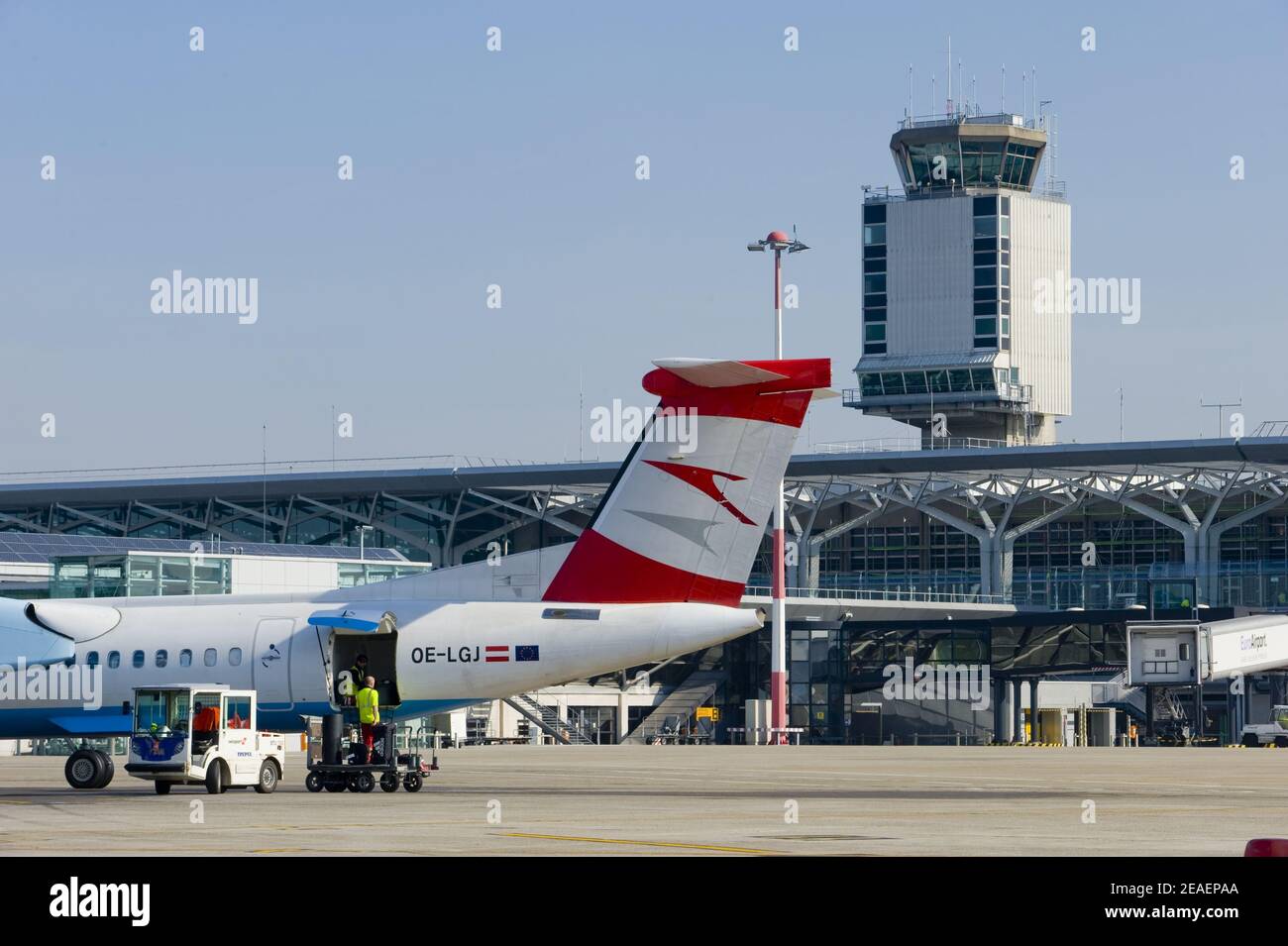 Plane at EuroAirport Basel-Mulhouse-Freiburg Stock Photo - Alamy