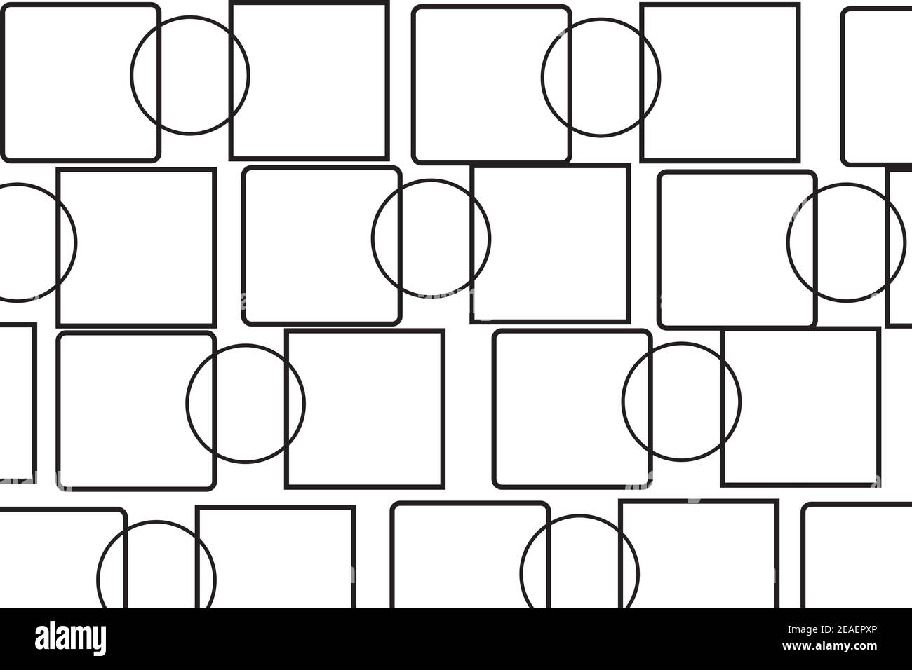 circle and square abstract or illustration for video background Stock ...