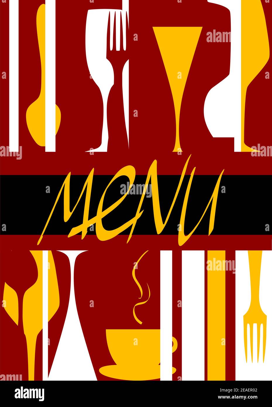 Blank Restaurant Menu Cover