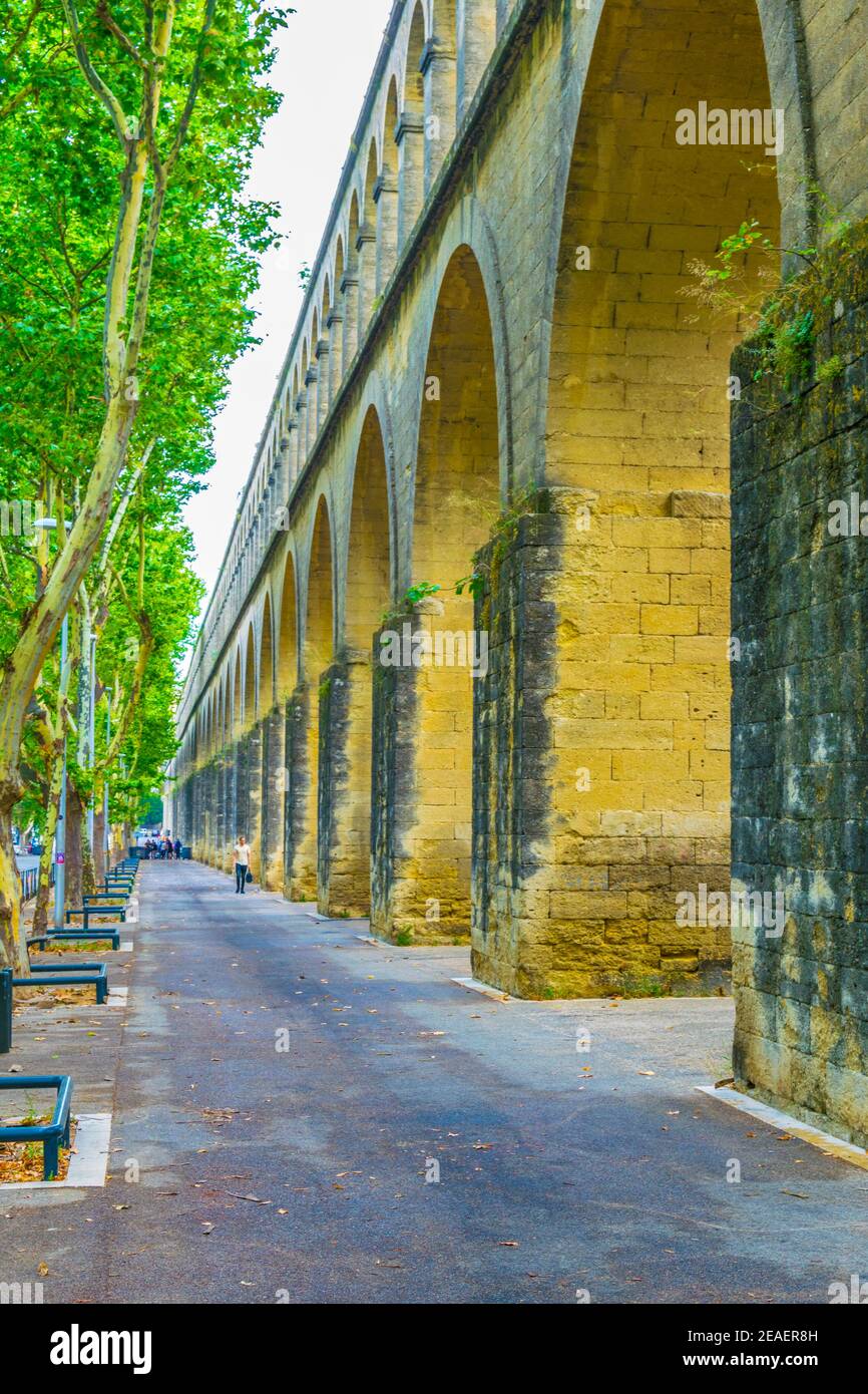 Roman aqueduct montpellier hi-res stock photography and images - Alamy