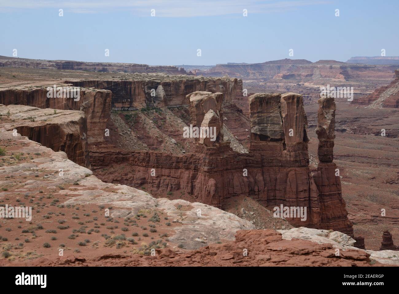 White Rim rock formations at Canyonlands National Park Stock Photo - Alamy