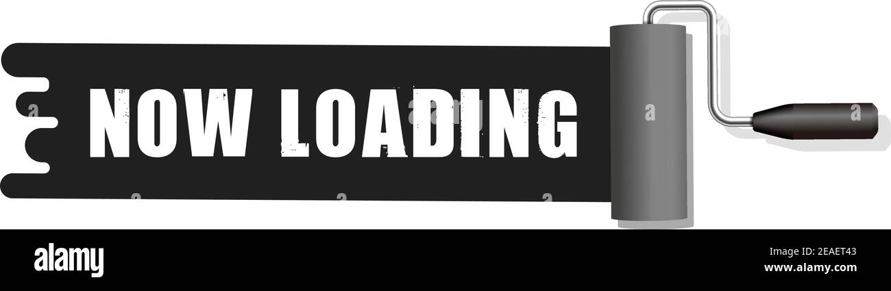 Loading paint roller black paint hi-res stock photography and images ...