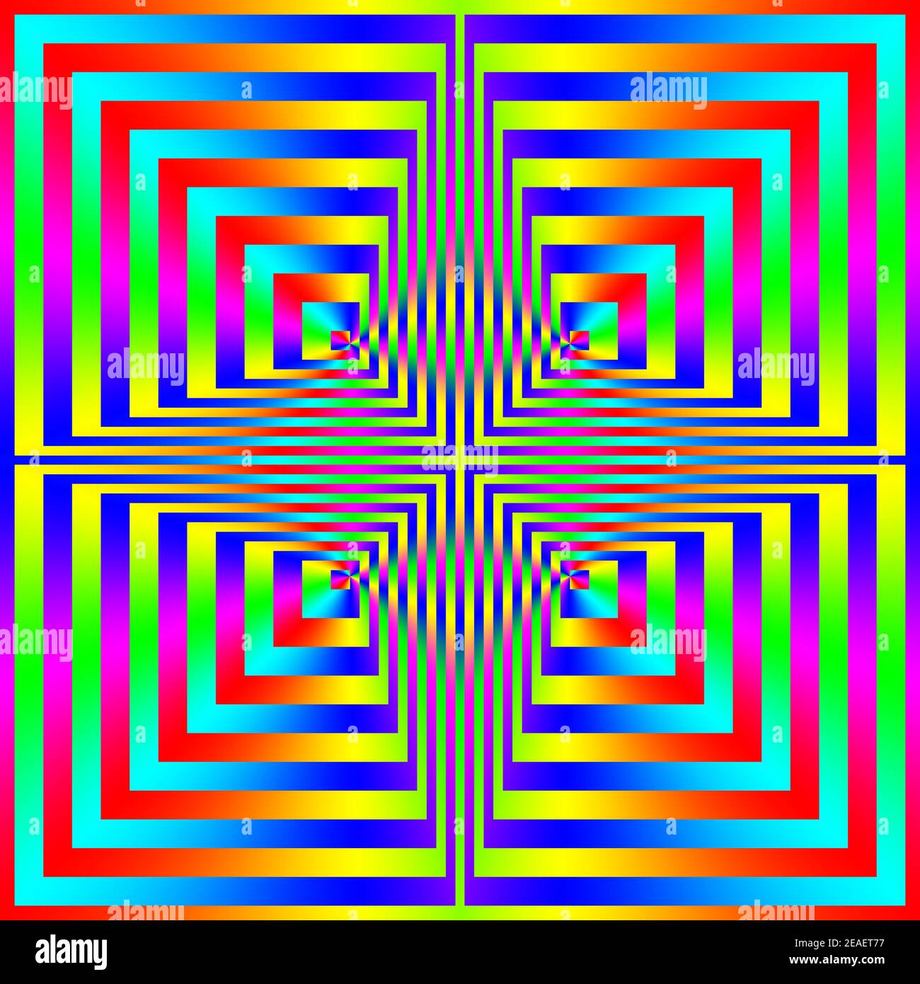3D graphic illustration - star image optical illusion made from 3D ...