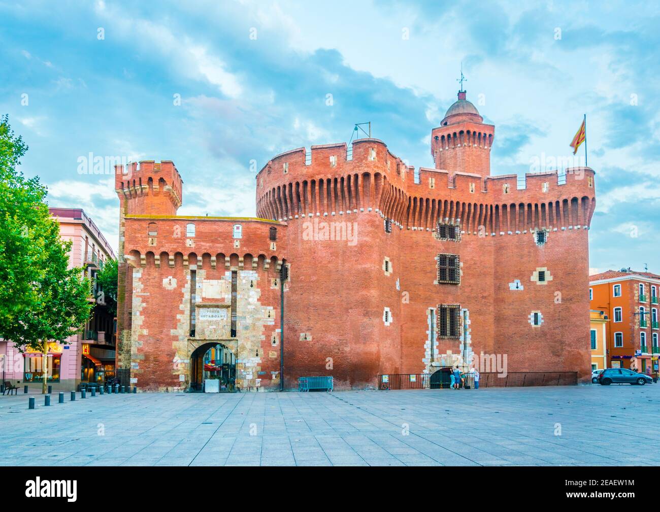 Castillet tower hosting a museum of history and culture in Perpignan ...