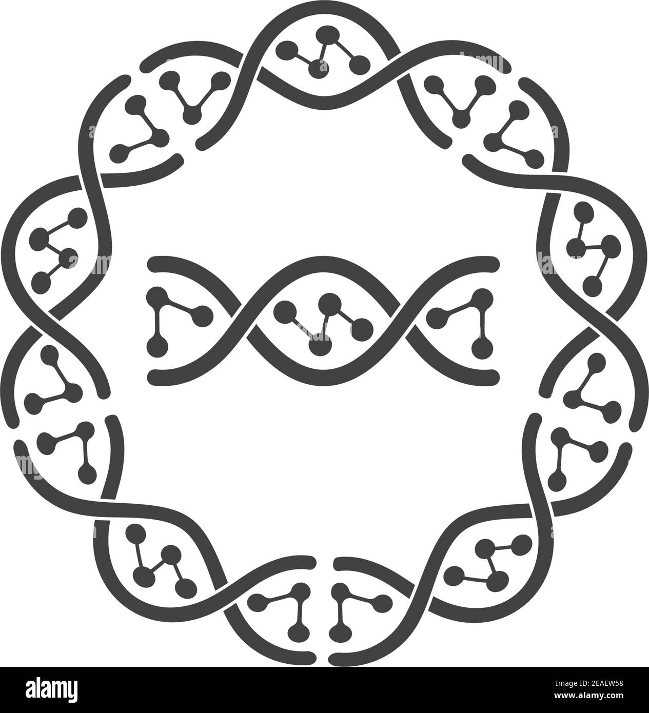 Genetic logo Black and White Stock Photos & Images - Alamy