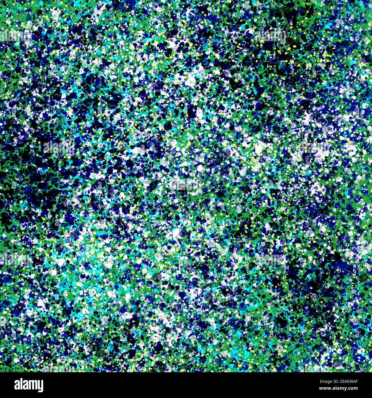 Emerald background. Green surface with blue and white watercolor ...