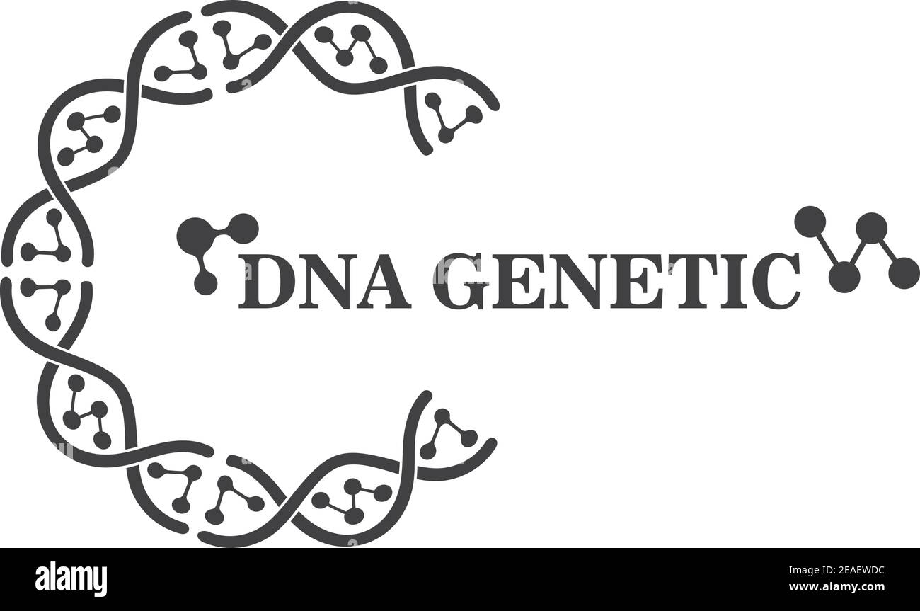 Human dna logo Black and White Stock Photos & Images - Alamy