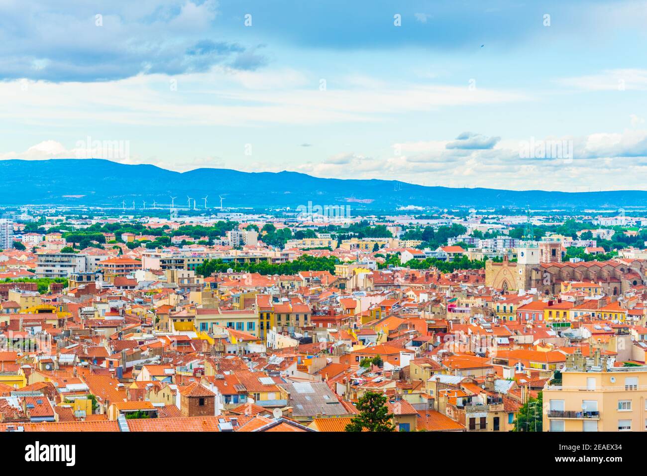 Perpignan france old ancient town hi-res stock photography and images ...