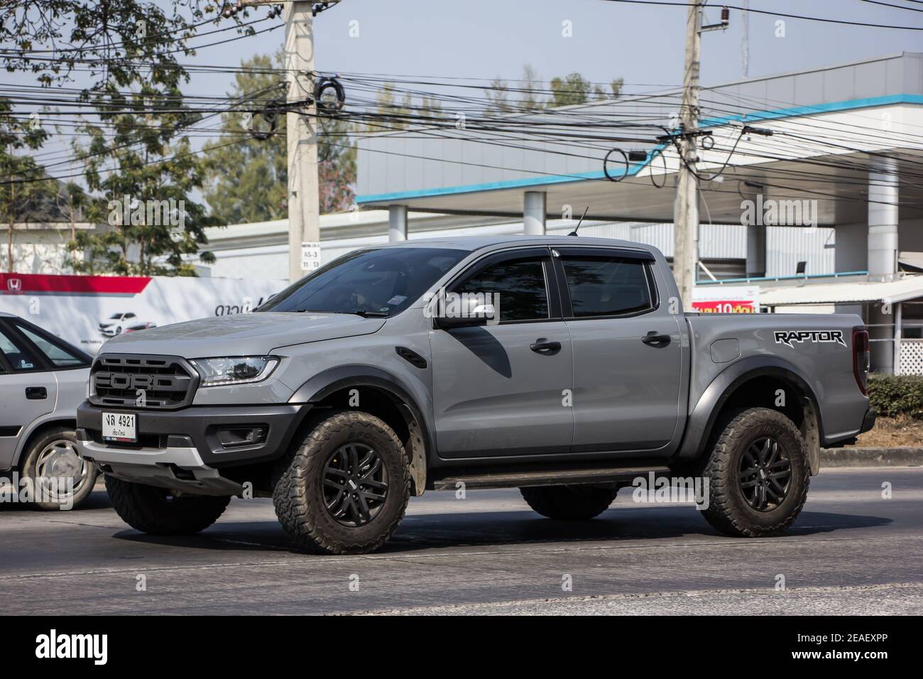 Chiangmai, Thailand - January 19 2021: Private Pickup car, Ford Ranger ...