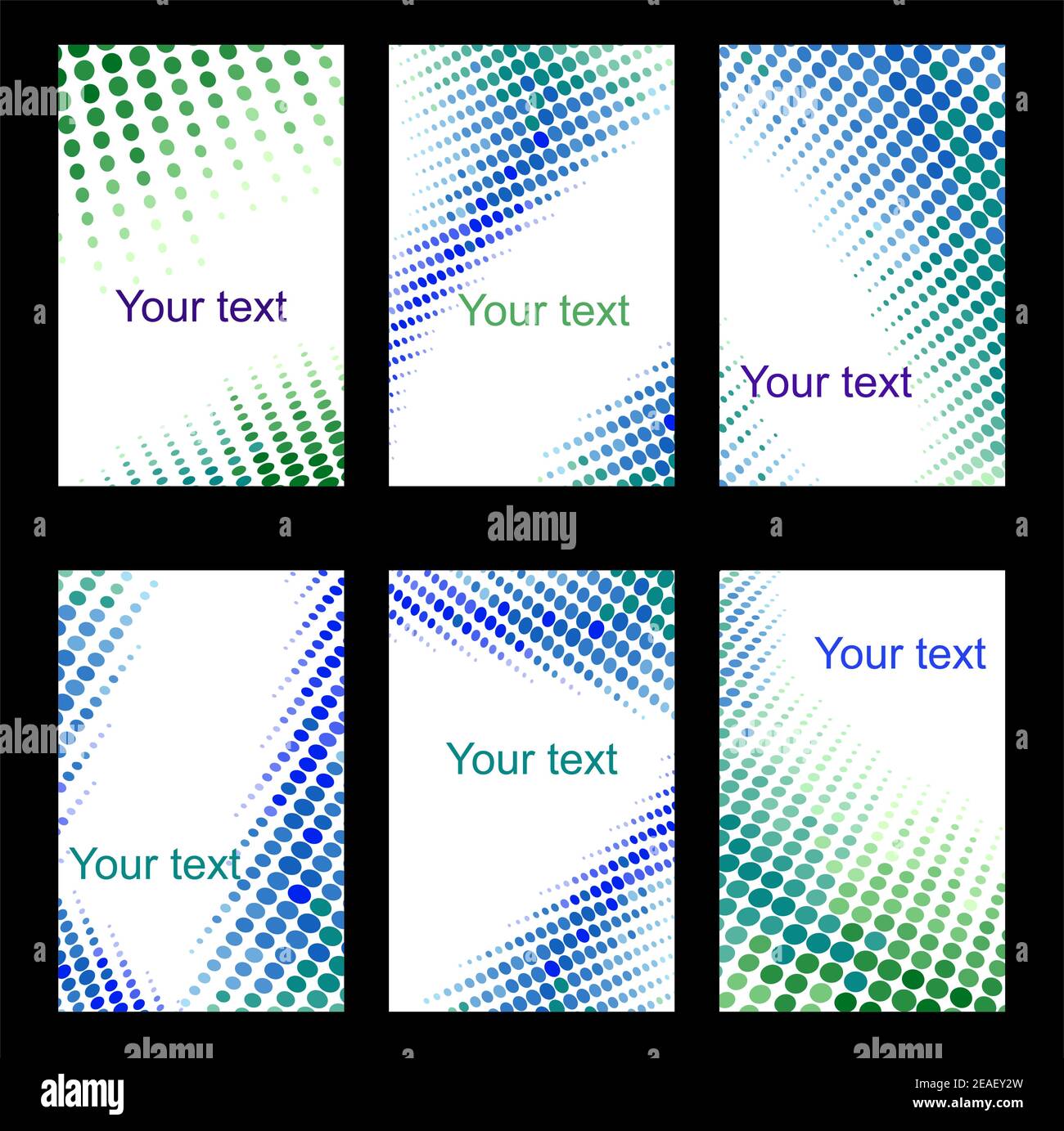 Template business card halftone hi-res stock photography and images - Alamy