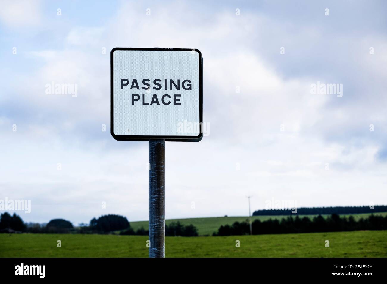 Passing Place Sign High Resolution Stock Photography and Images - Alamy