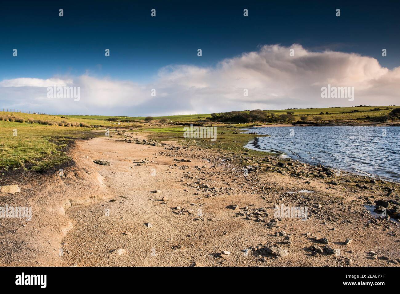 Colliford Lake on Bodmin Moor in Cornwall Stock Photo - Alamy