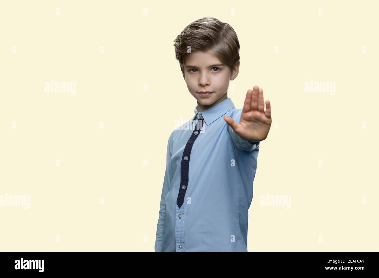 Prohibition gesture hi-res stock photography and images - Alamy