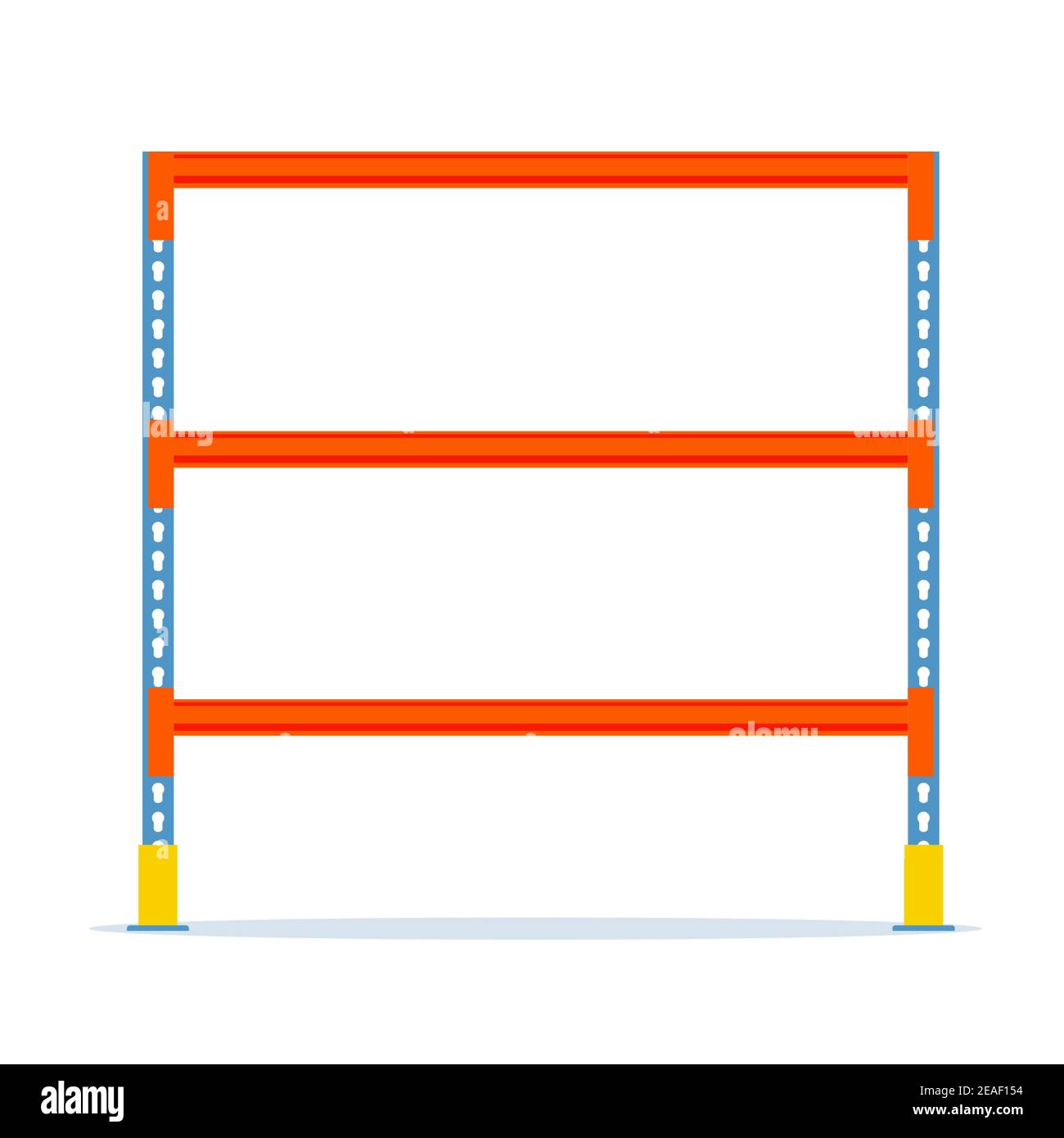 Metal yellow standing rack Stock Vector Image & Art - Alamy